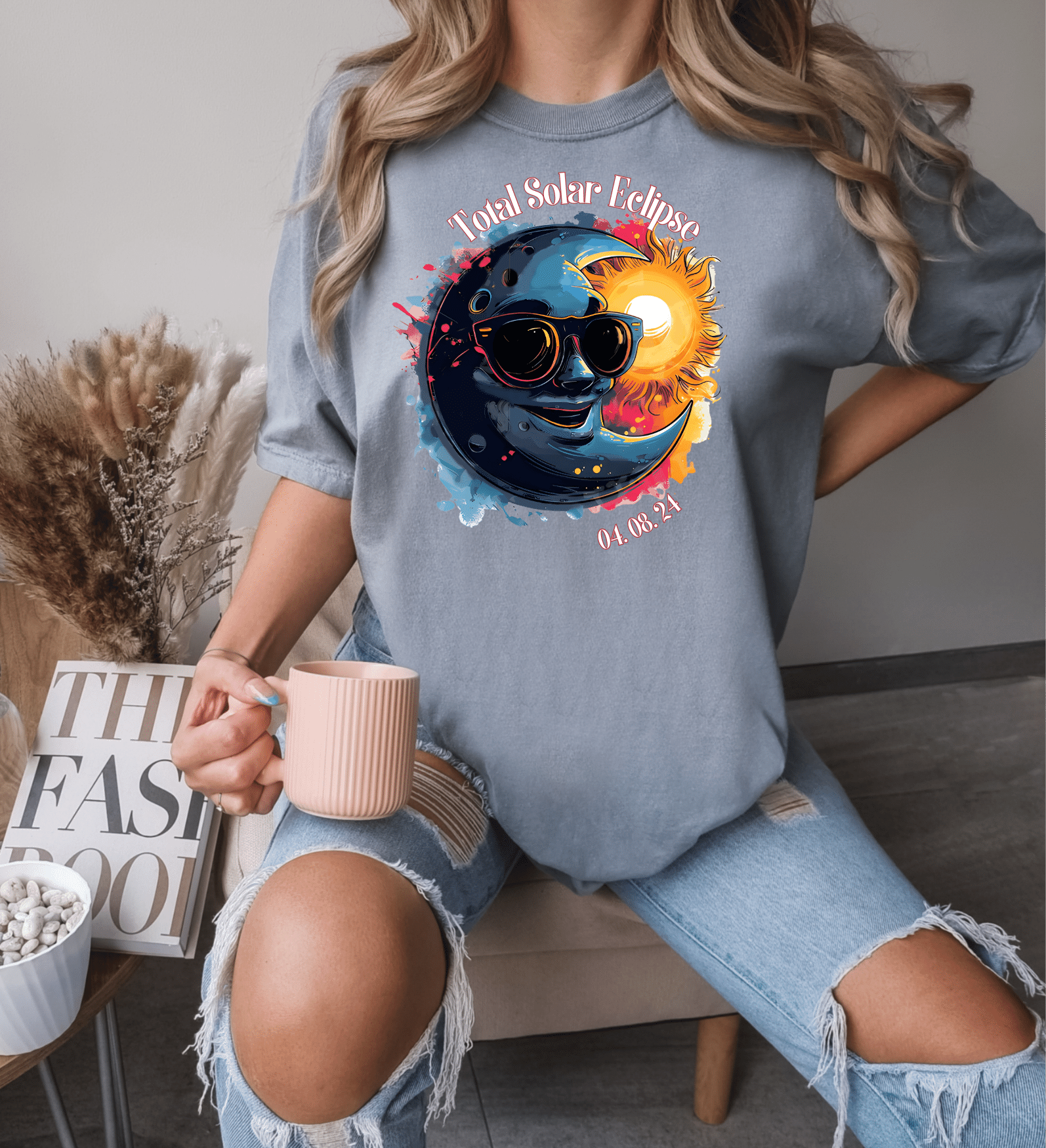 Sun/Moon Total Solar Eclipse DTF – Grace DTF Transfers