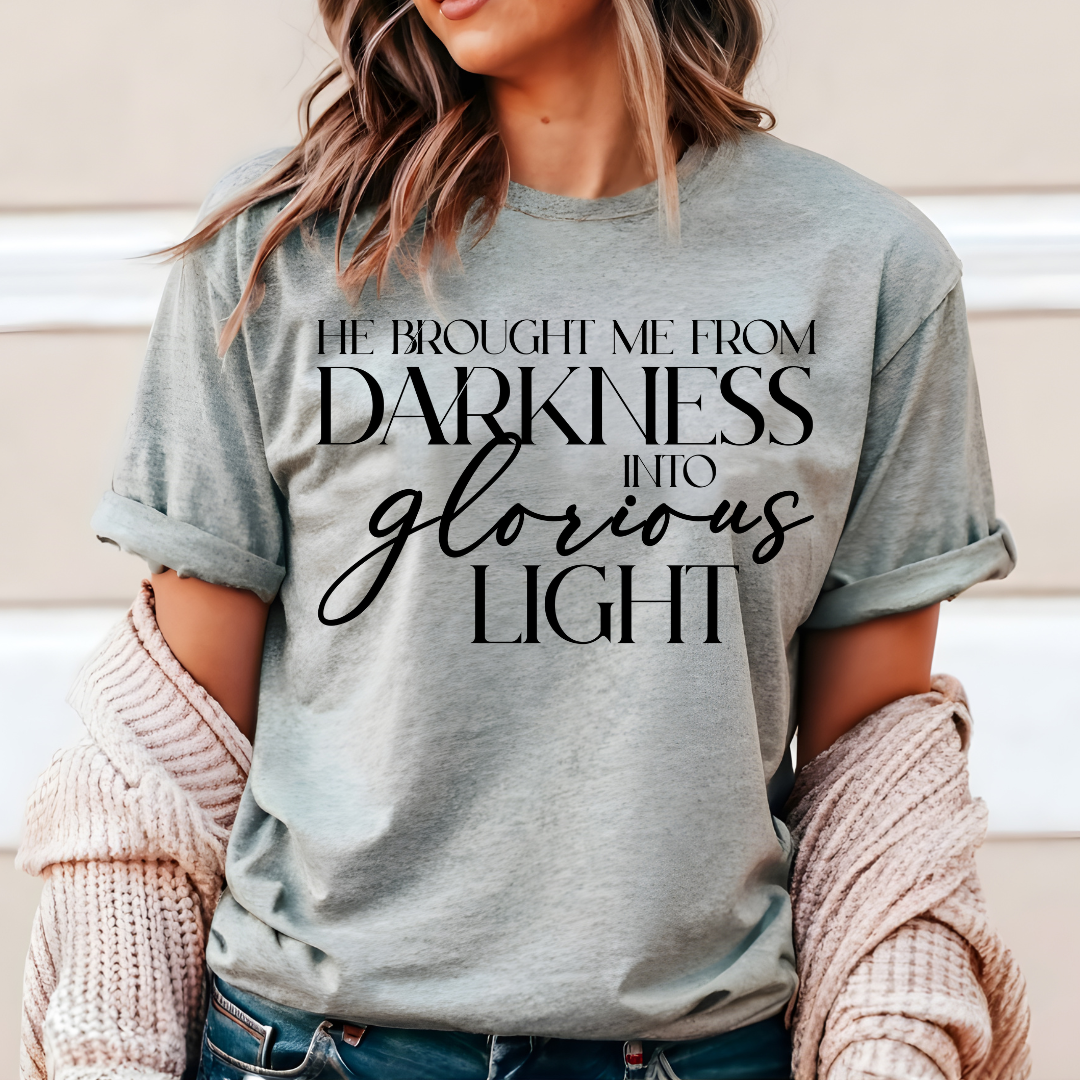 Darkness To Glorious Light – Grace DTF Transfers