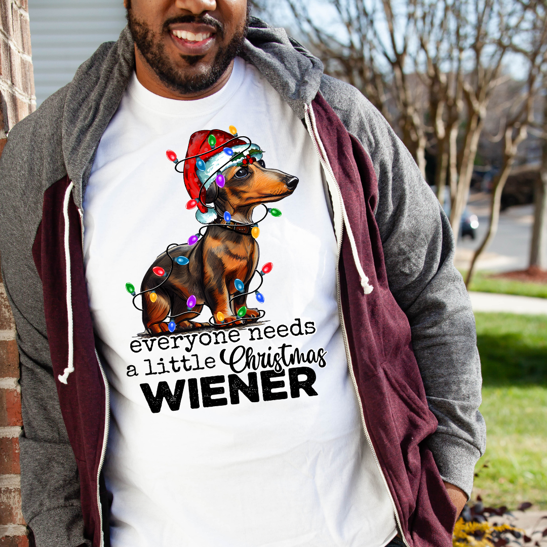 Christmas Weiner DTF Transfer – Grace DTF Transfers
