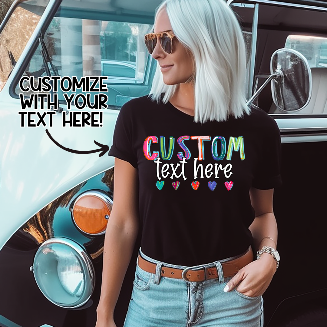 *Cheery Doodle Alpha Custom DTF Transfer – Grace DTF Transfers