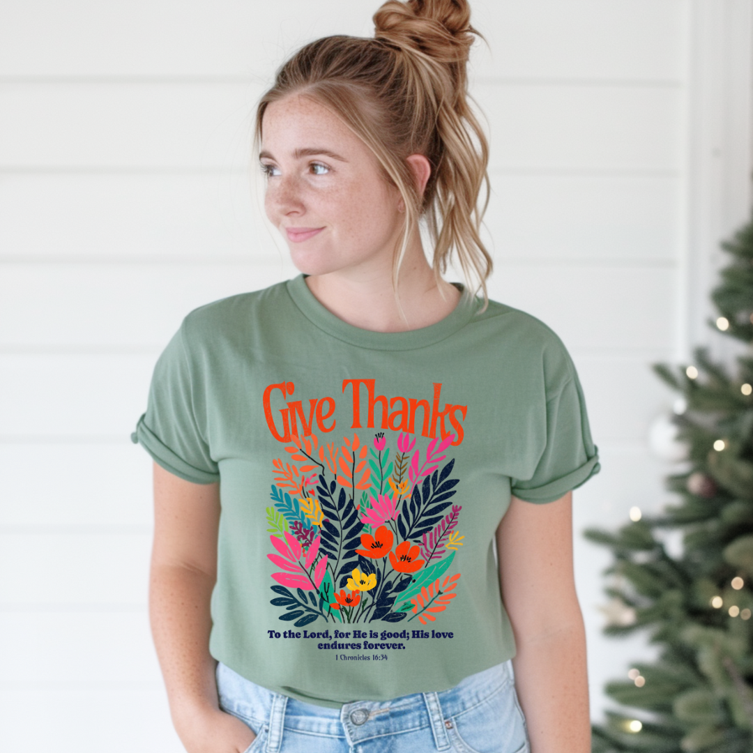 Give Thanks DTF Transfer – Grace DTF Transfers