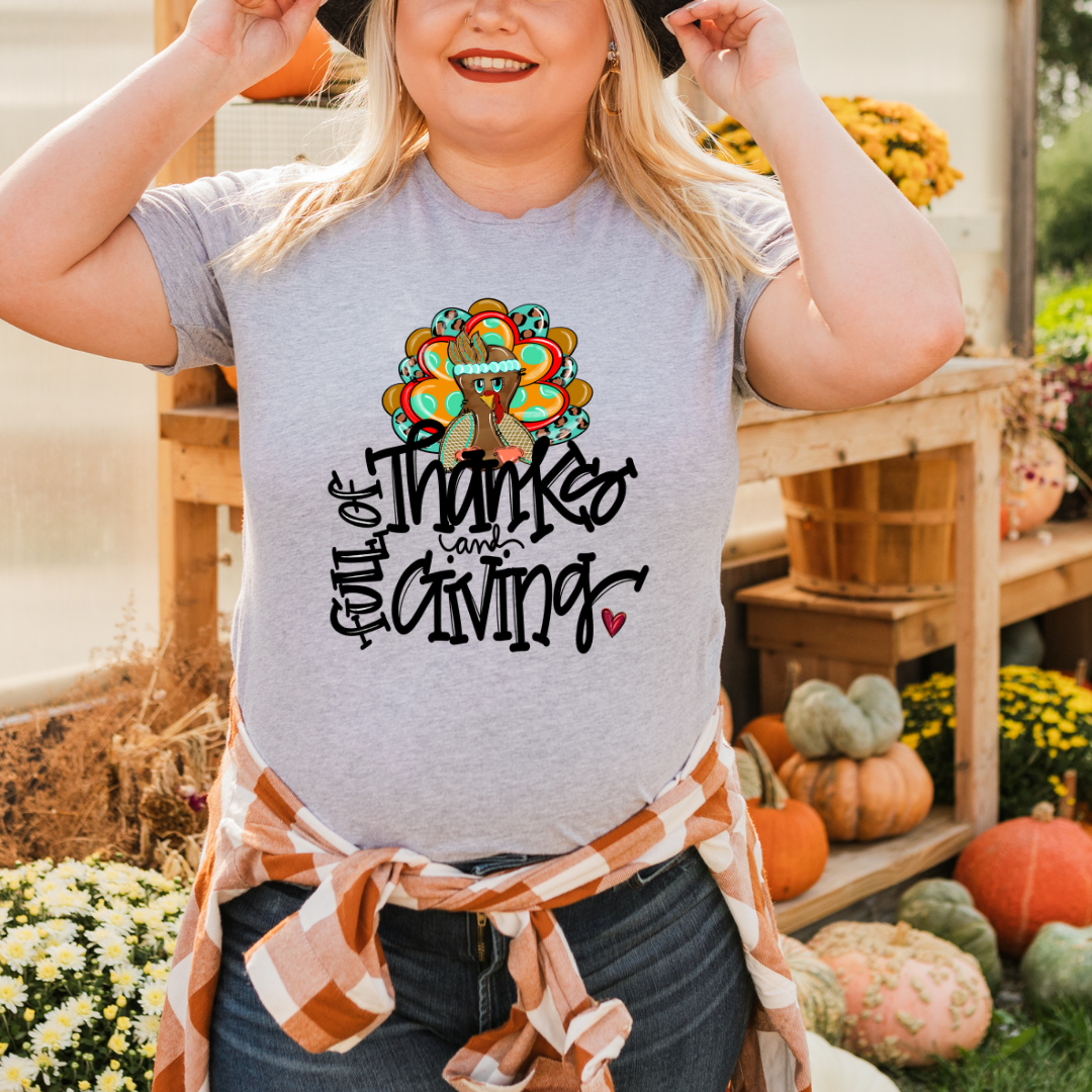 Full Of Thanksgiving DTF – Grace DTF Transfers