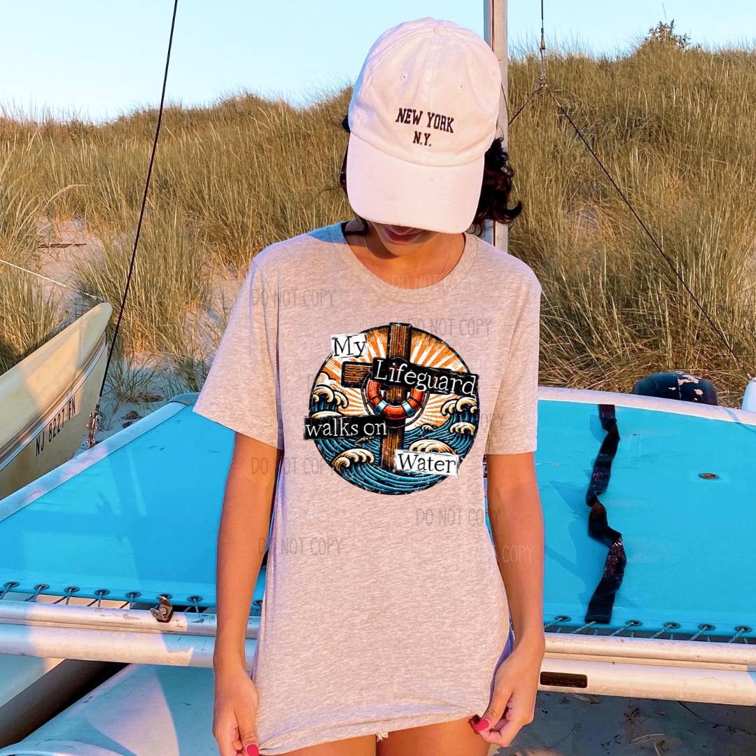 My Lifeguard Walks On Water DTF – Grace DTF Transfers