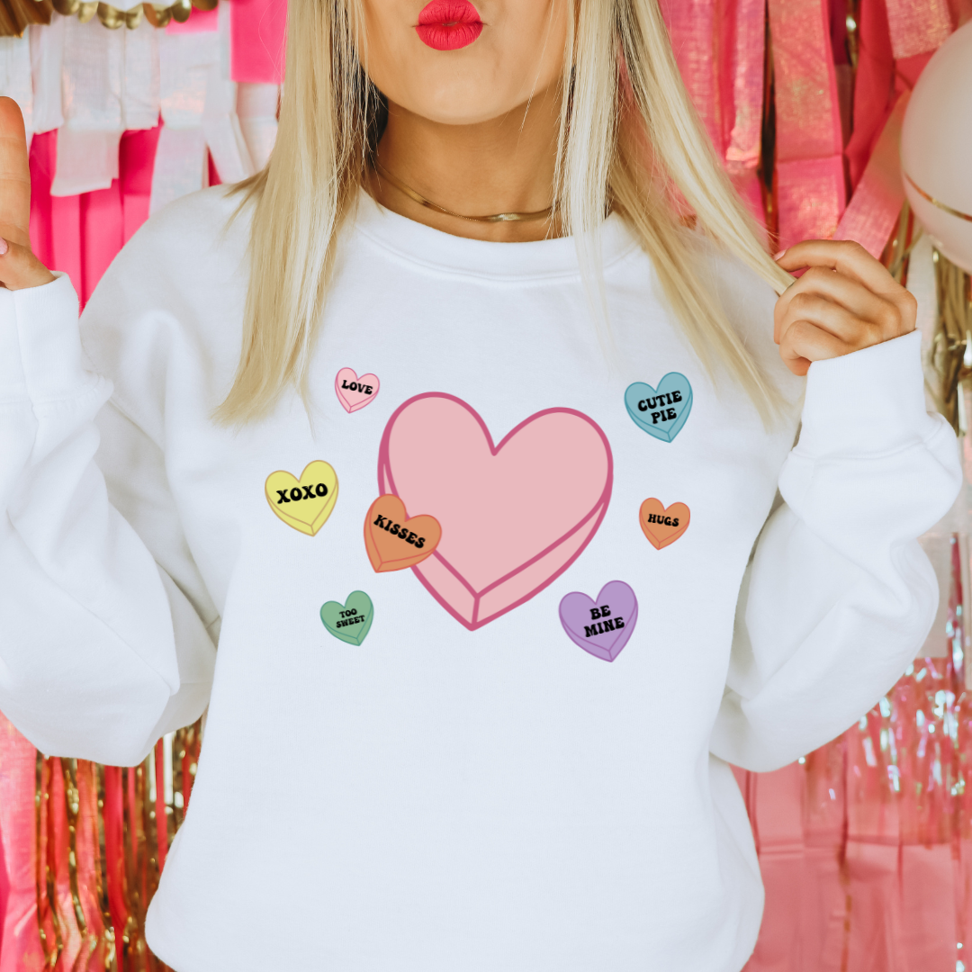 Conversation Hearts DTF – Grace DTF Transfers