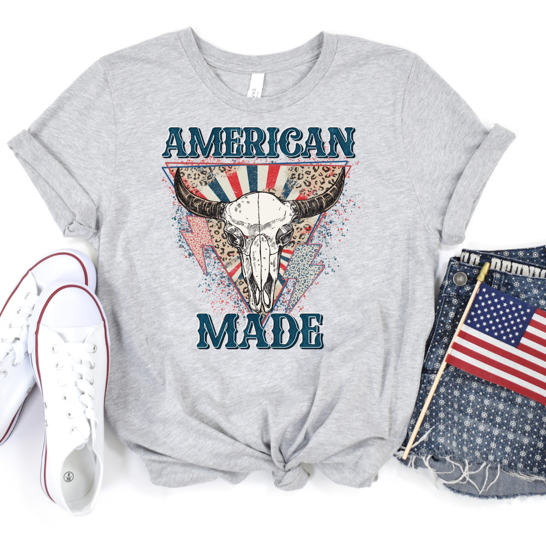 American Made Bull – Grace DTF Transfers