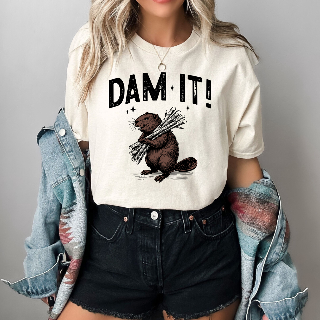 Dam It Beaver DTF – Grace DTF Transfers