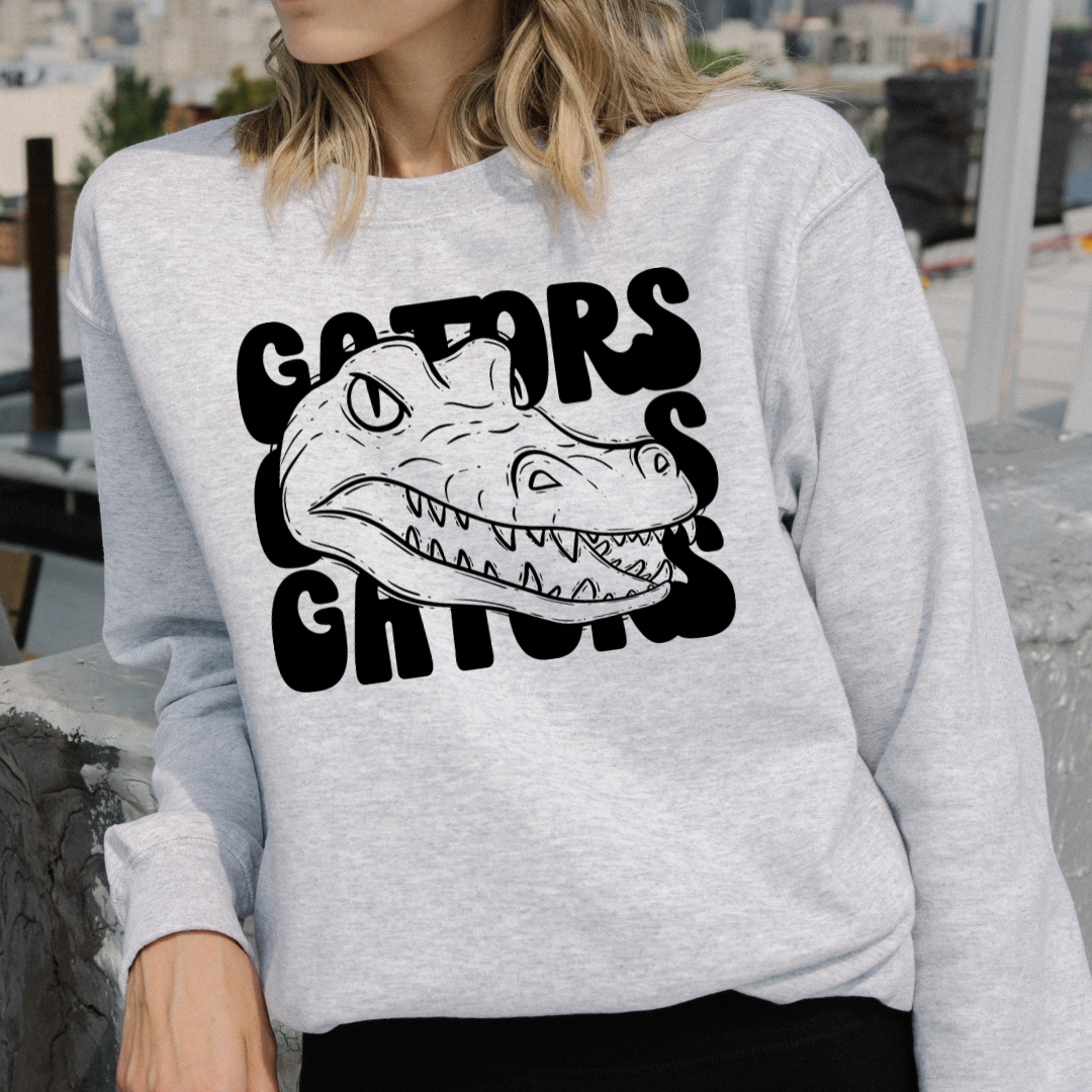 Gators Black Mascot DTF – Grace DTF Transfers