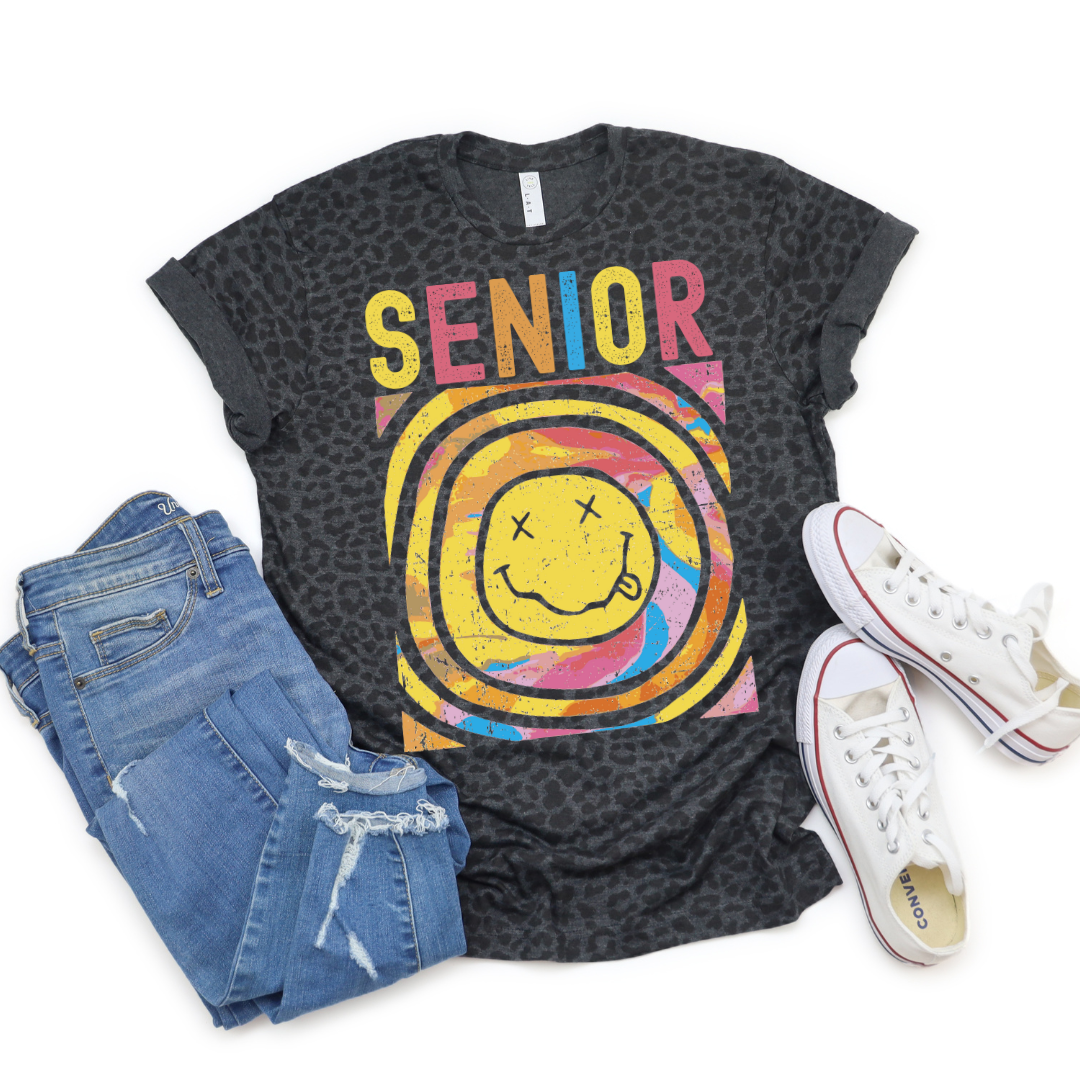 Senior Groovy Smile DTF Transfer – Grace DTF Transfers